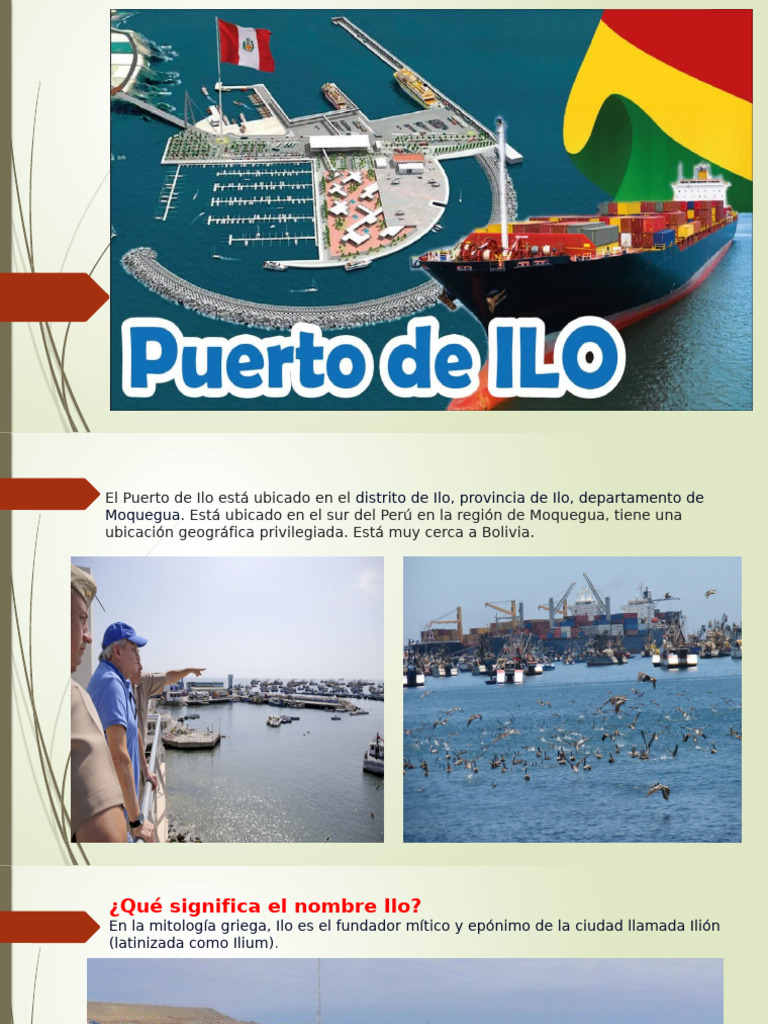 Puerto de Ilo: Importancia y Clima | PDF