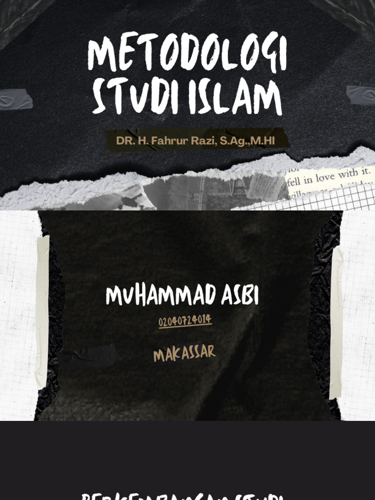 Metode Studi Islam | PDF