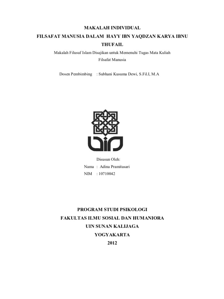 Ibnu Thufail | PDF