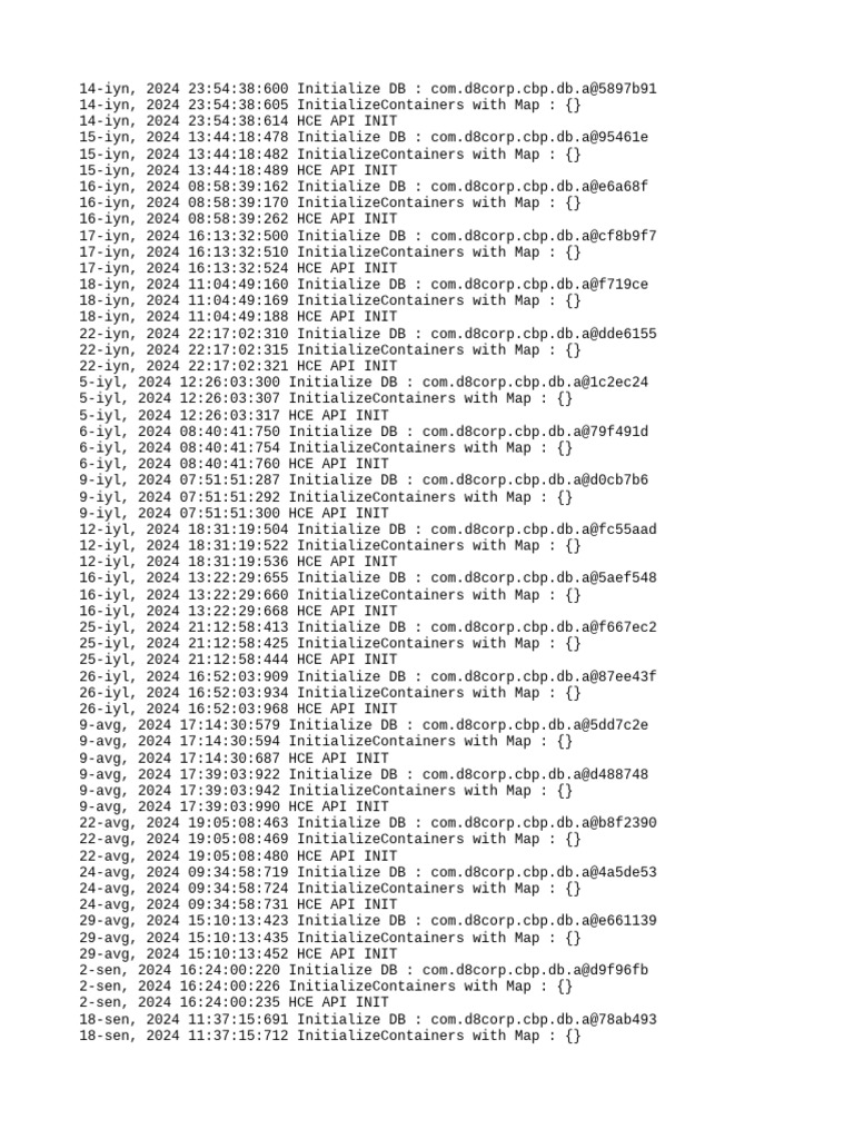 HCE SDK Provider Initialization Logs | PDF