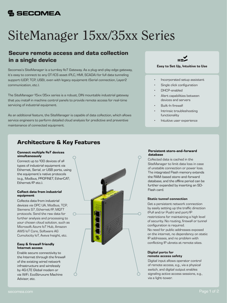 Industrial IIoT Gateway Solution | PDF | Computer Network | Wi Fi