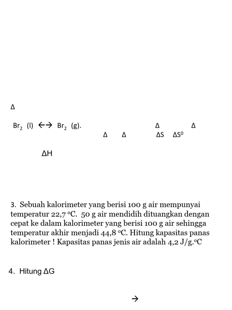 Latihan Soal Termodinamika | PDF