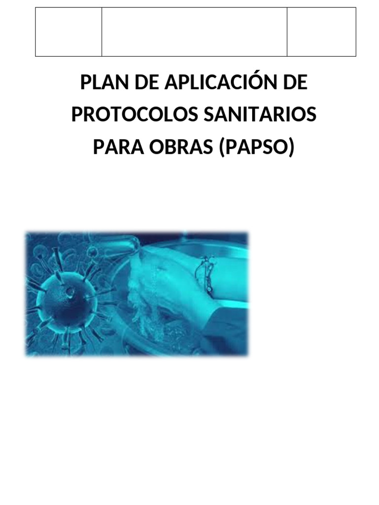 Protocolo Bioseguridad Papso | PDF | Lavado de manos | Medicina CLINICA