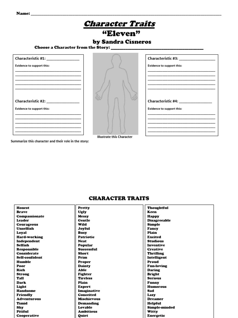 Character Traits: "Eleven" | PDF