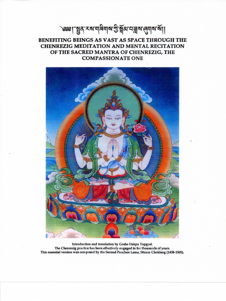 Chenrezig Practice Ii | PDF | Mantra | Tibetan Buddhism