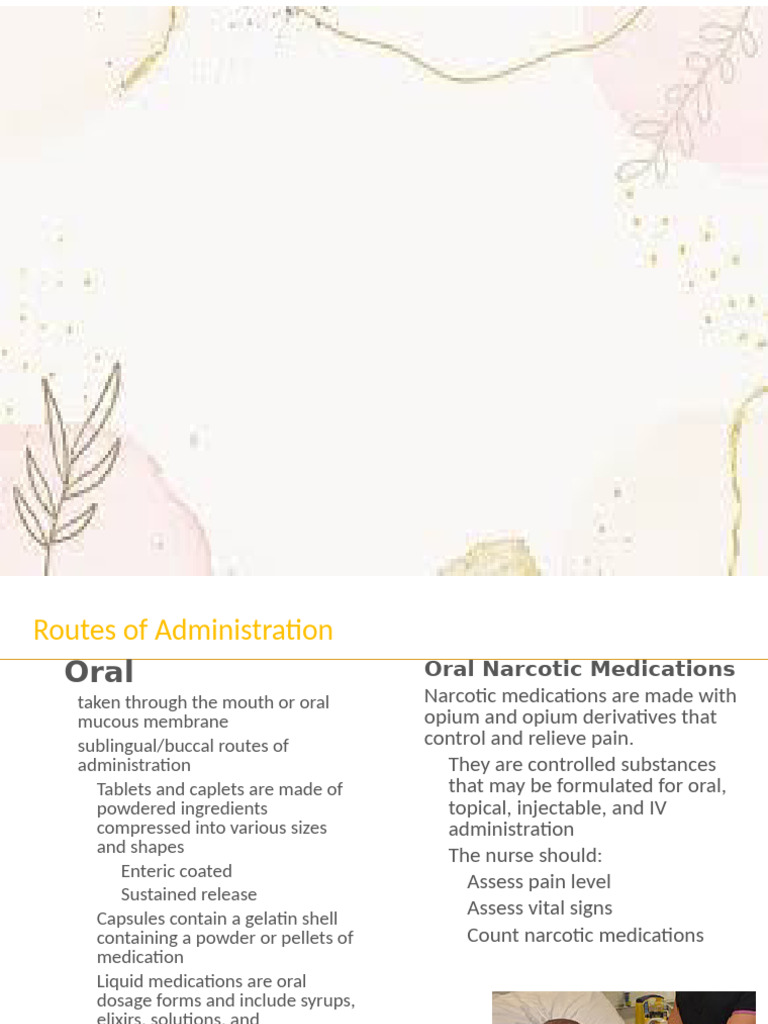 Administering Oral, Topical, and Mucosal Medication | PDF | Topical ...