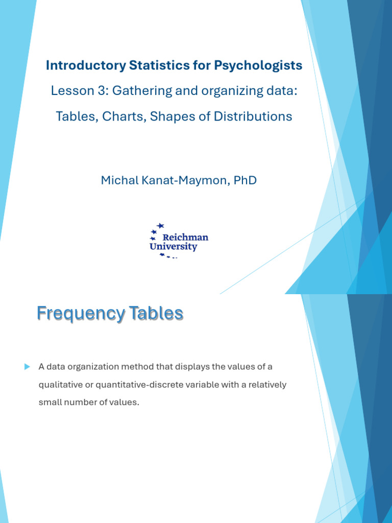 P03 - Tables and charts | PDF | Histogram | Probability Distribution