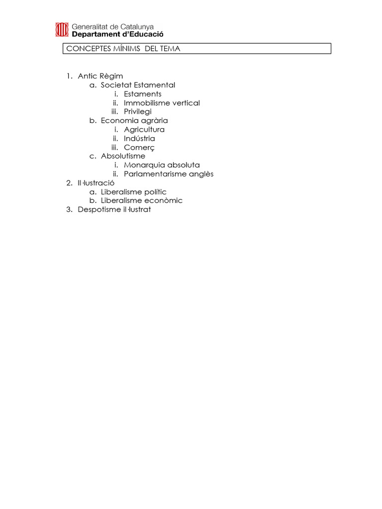 Esquema Final Del Tema | PDF