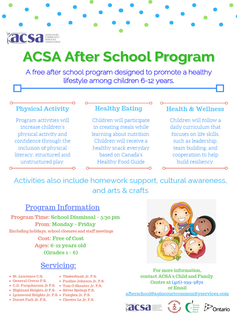 Free After School Program for Kids | PDF