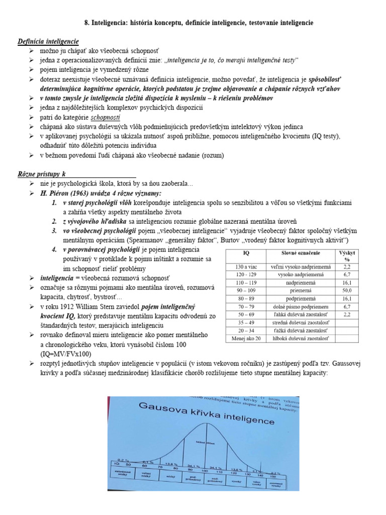 9 - Inteligencia | PDF