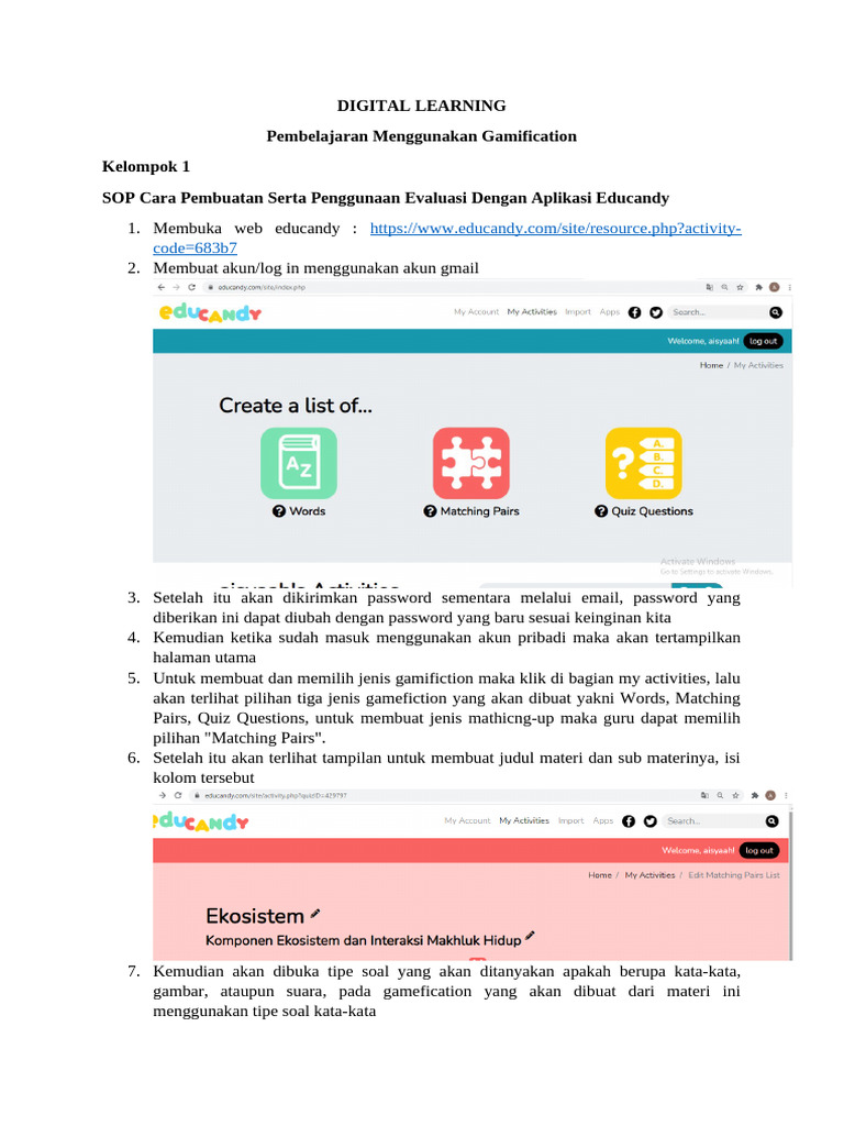 Kelompok 1 - Digital Learning | PDF