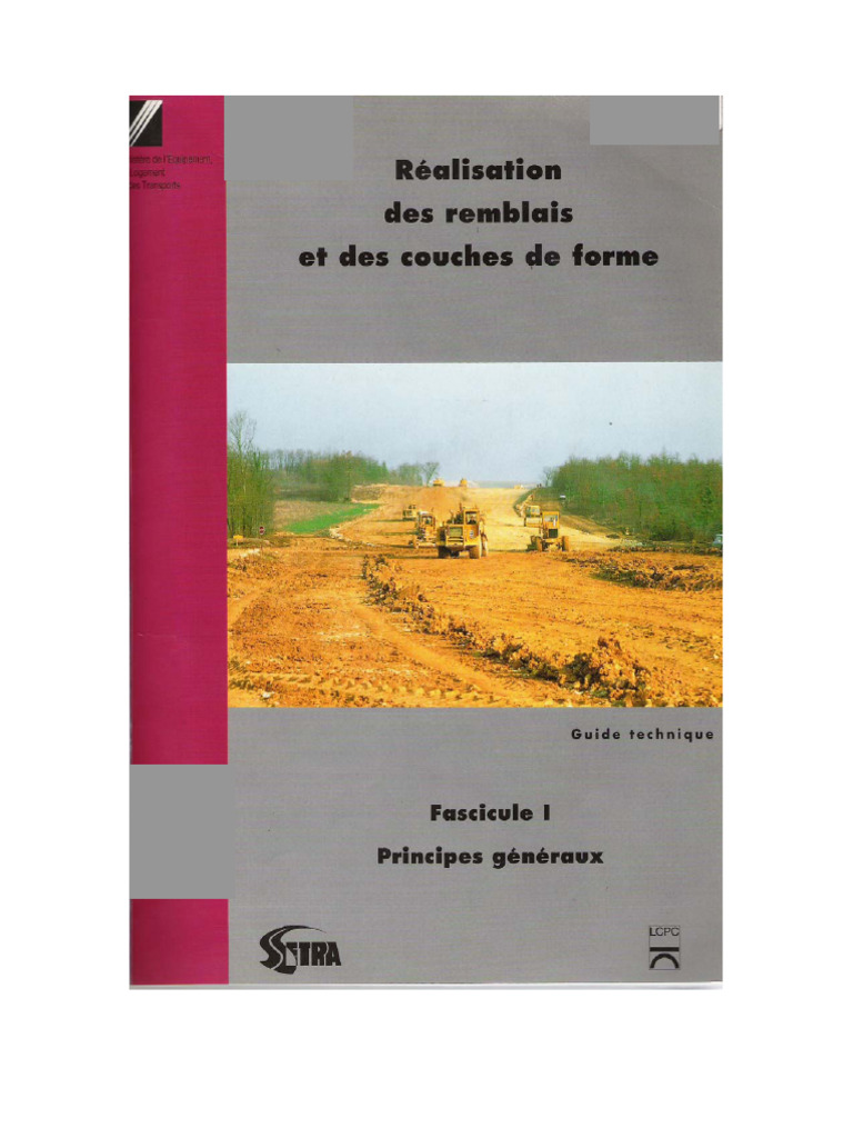 GTR92 - Fascicule 1 | PDF