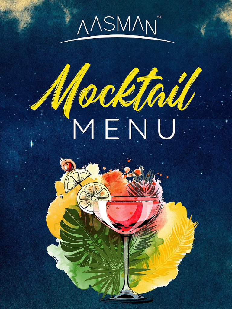 Aasman Mocktail Menu | PDF