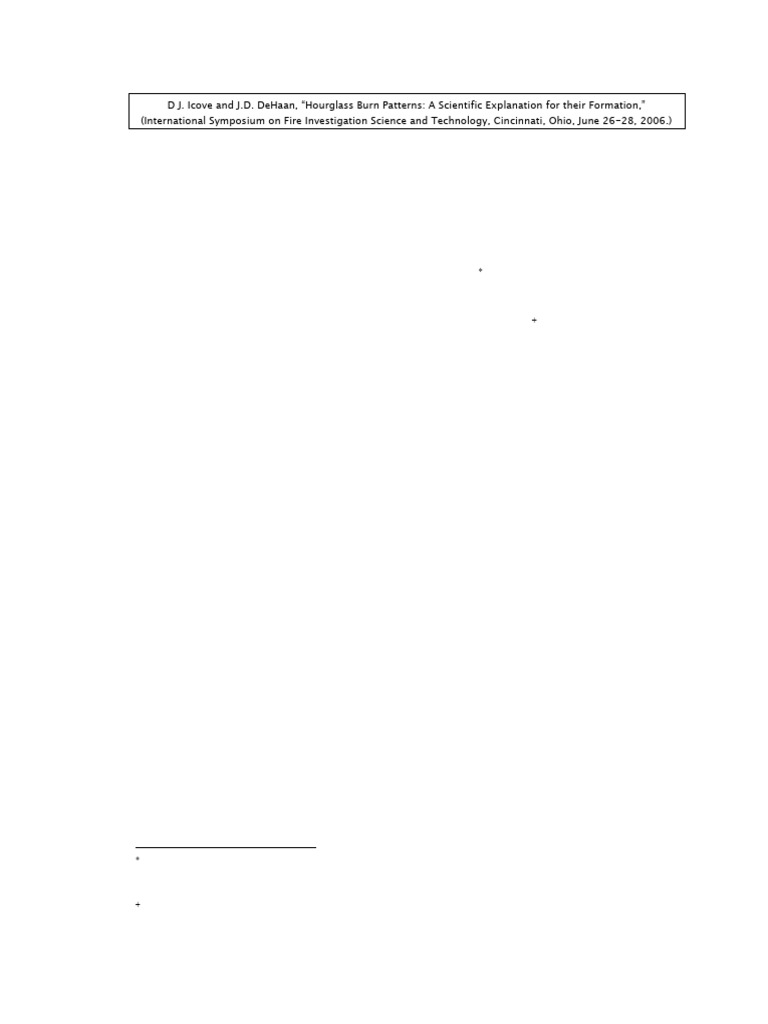 Hourglass-Icove-DeHaan-2006 | PDF | Fires | Combustion