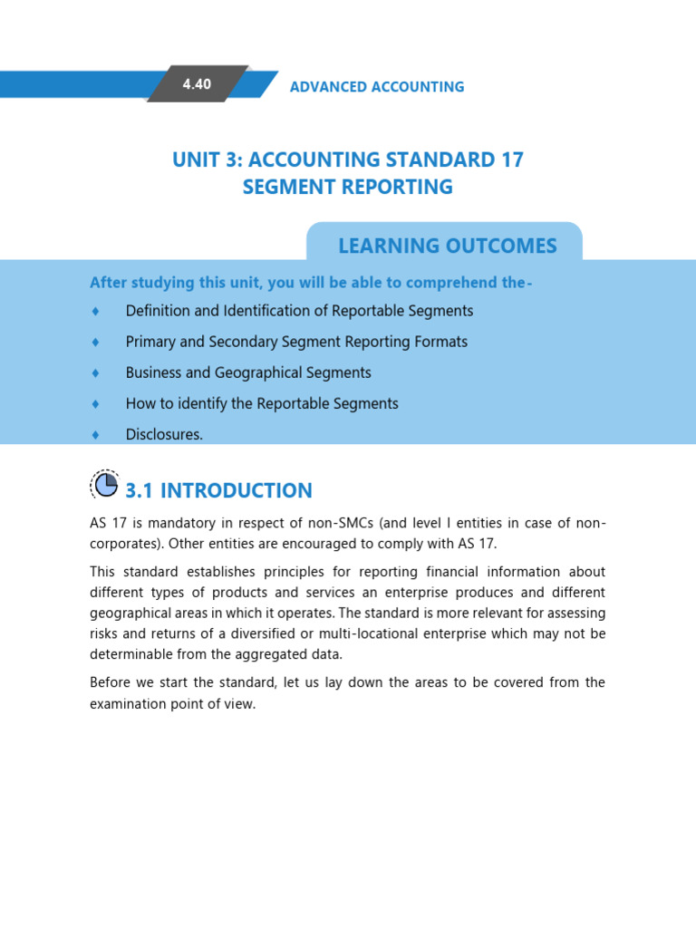 Segment Reporting in Advanced Accounting | PDF | Expense | Financial ...