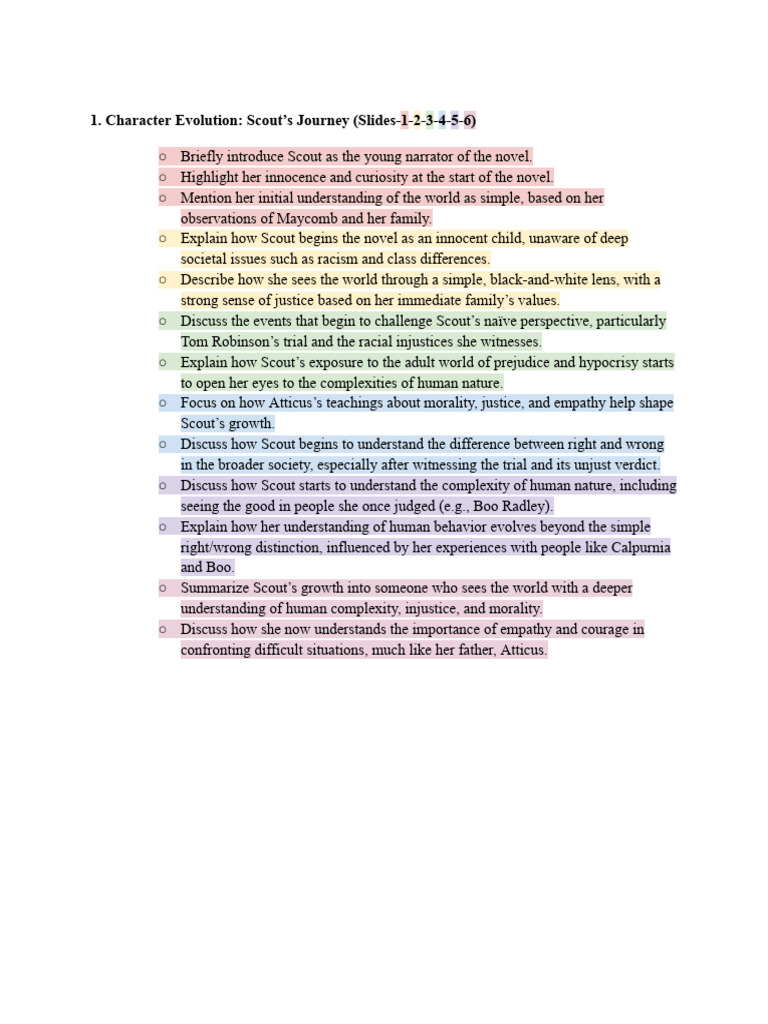 2024-25 TKAM Project Content | PDF | To Kill A Mockingbird | Social ...