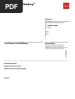 Wells Fargo - Statement Period Activity Summary | PDF | Overdraft | Debit Card