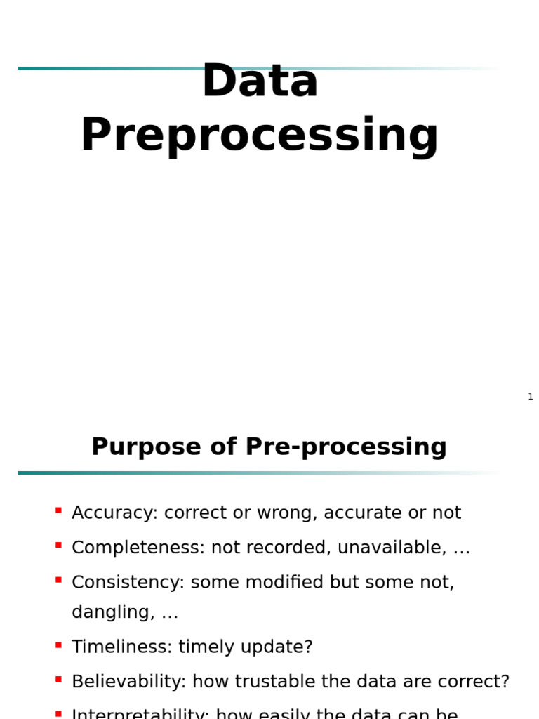 Data Preprocessing - Updated | PDF | Sampling (Statistics) | Cluster Analysis