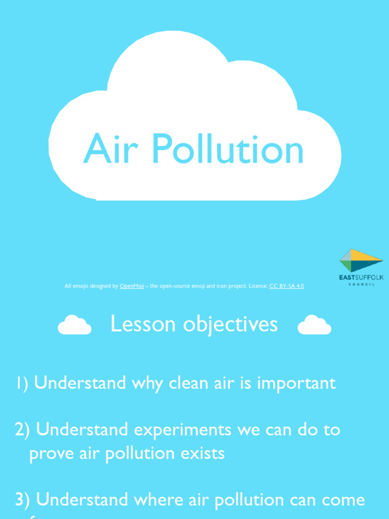 01 Air Pollution Lesson Presentation | PDF | Atmosphere Of Earth | Air ...
