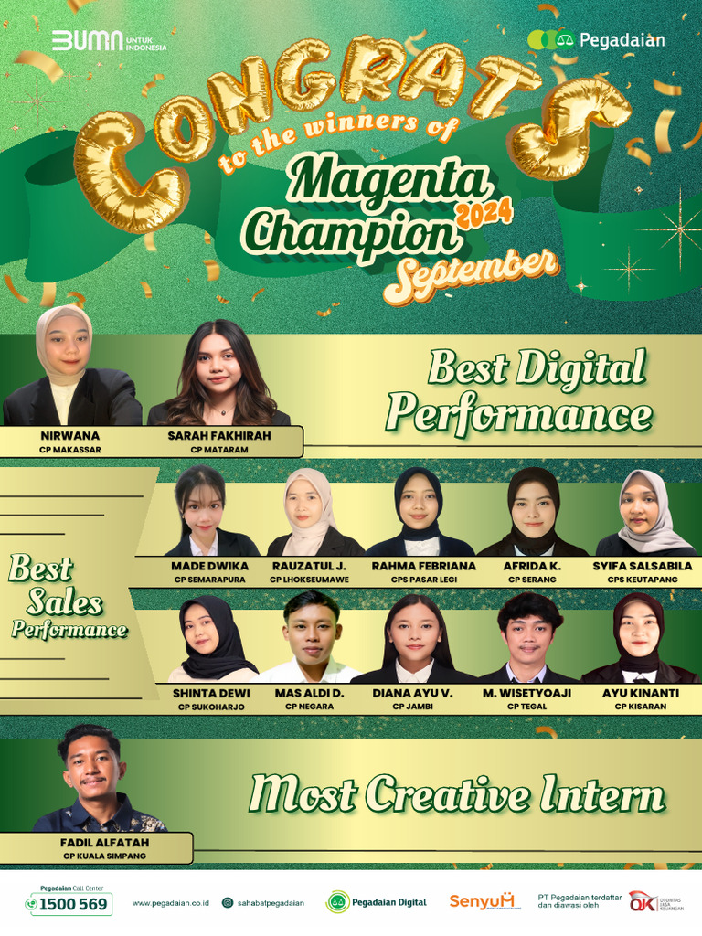 Flyer Magenta Champion Pegadaian September | PDF