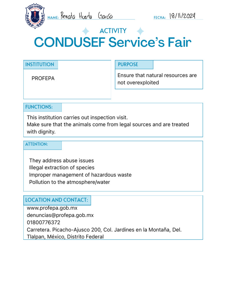 CONDUSEF Student's Fair - Report - 20241114 - 203253 - 0000 2 | PDF