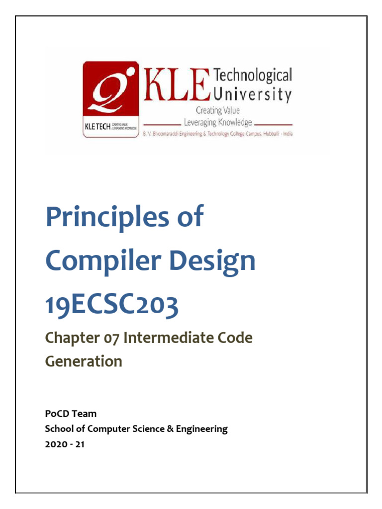 PoCD 19ECSC203 Chapter 07 Handouts | PDF | Computer Program | Programming