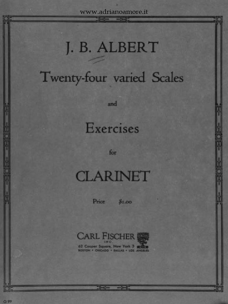 24 Clarinet Scales | PDF