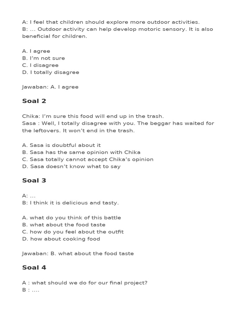 Kumpulan Soalbab 1 Dan 2 Kls 9 | PDF | Multiple Choice