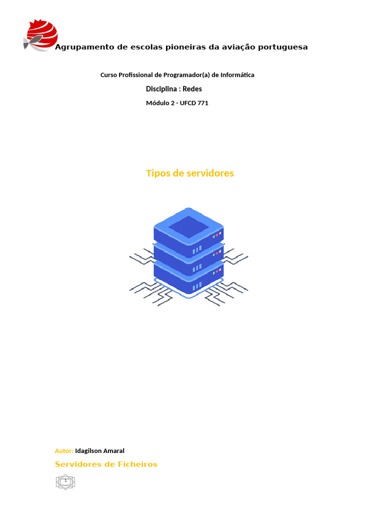 Tipos de Servidores | PDF | Servidor (informática) | Internet
