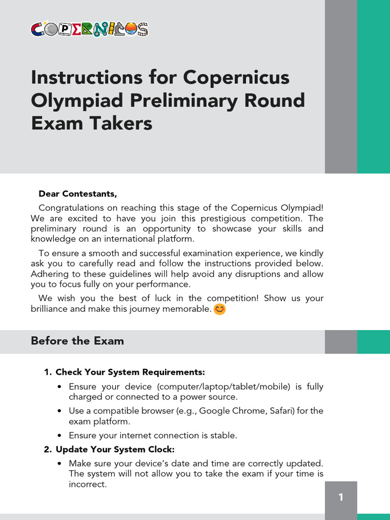 Online Exam Instructions | PDF | Smartwatch | Computing