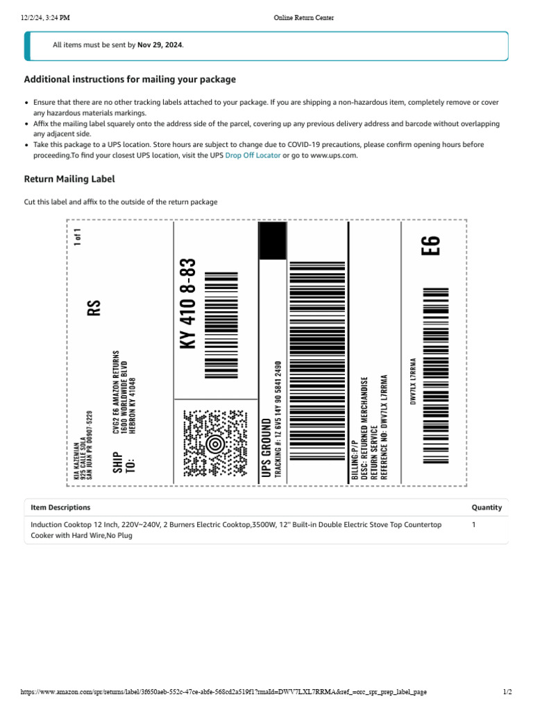 Induction Oven Label | PDF