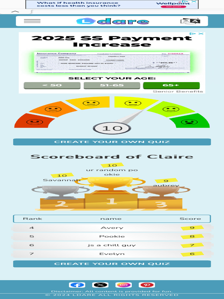 Create Your Own Friendship Quiz 2025 | PDF