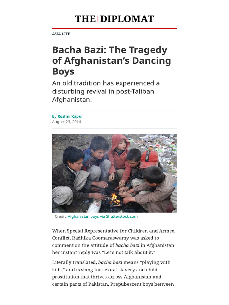 Bacha Bazi_ The Tragedy of Afghanistan’s Dancing Boys – The Diplomat ...