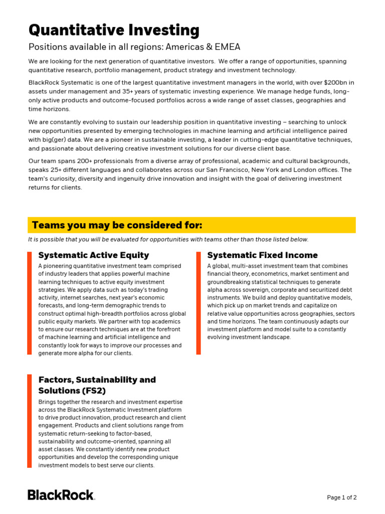 Quantitative Investing | PDF | Investing | Investment Management