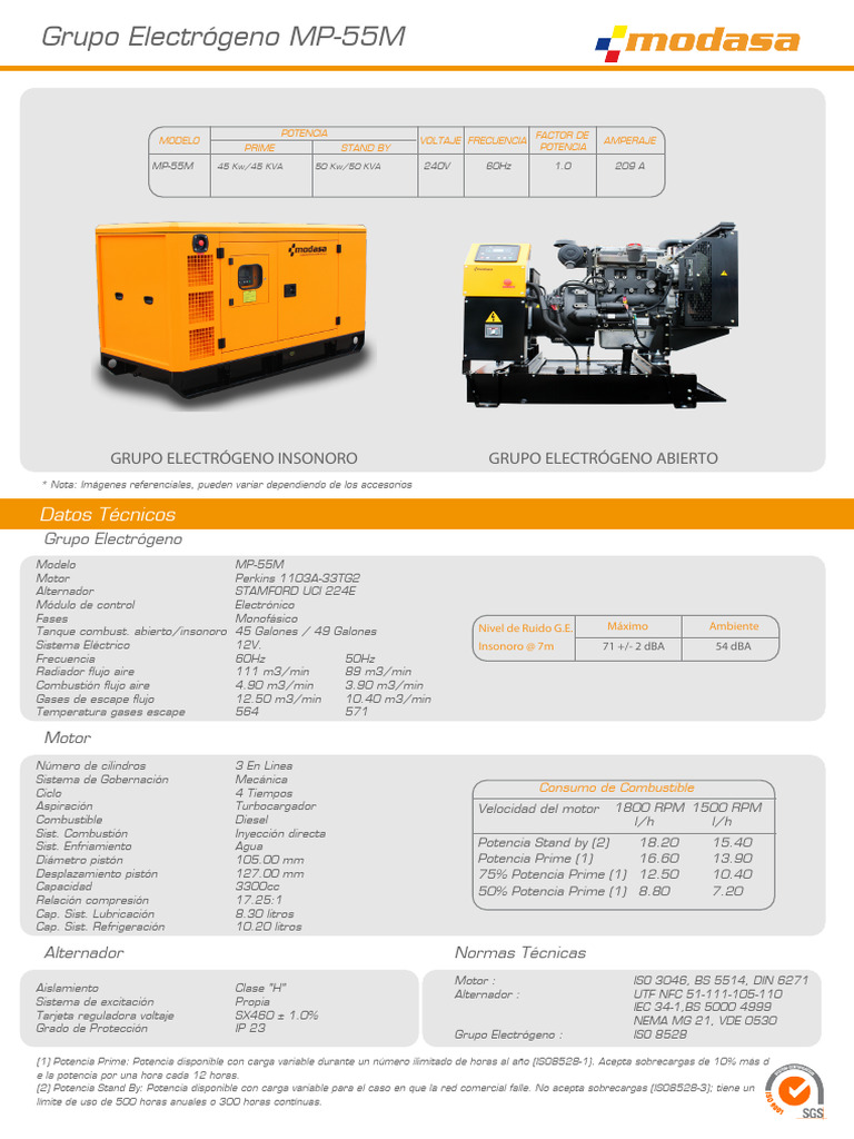 Mod 50kva | PDF | Pistón | Inyección de combustible