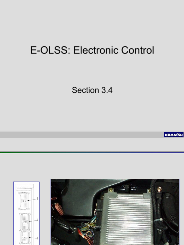 PC2000-8 - E-OLSS Electronic Control | PDF | Pump | Switch