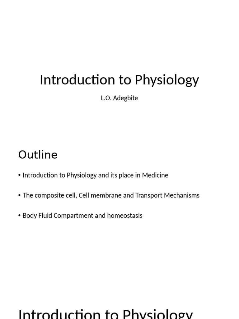 Cell Physiology PPT | PDF | Cell Membrane | Cell (Biology)