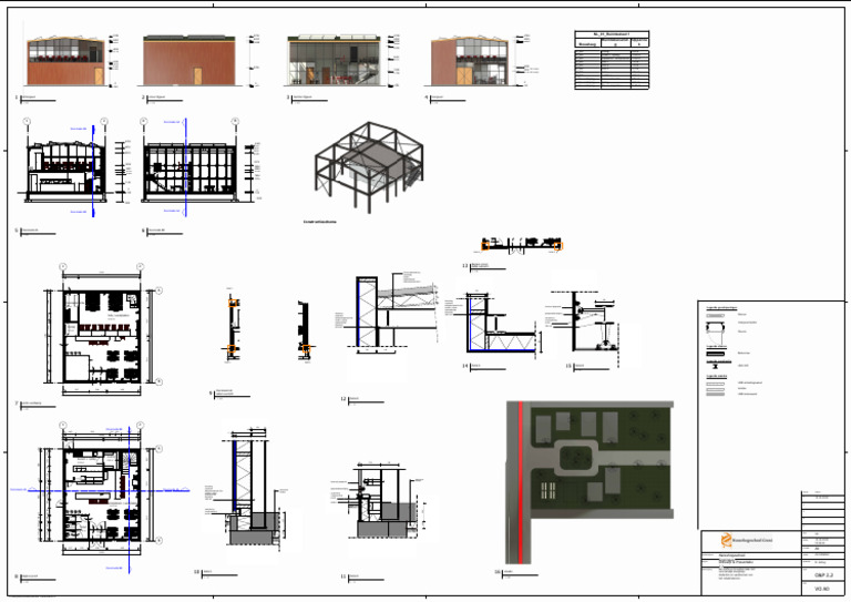 Constructieschema: NL - 01 - Ruimtestaat 1 Bouwlaag Ruimtebenamin G ...