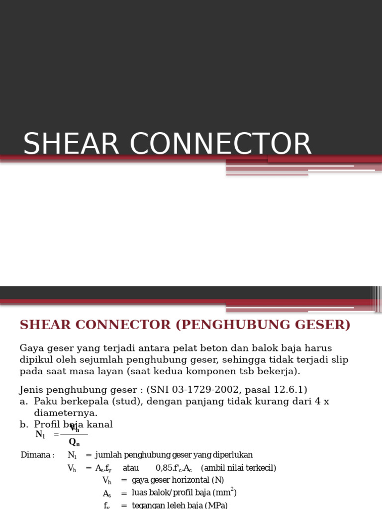 10 Shear Connector | PDF