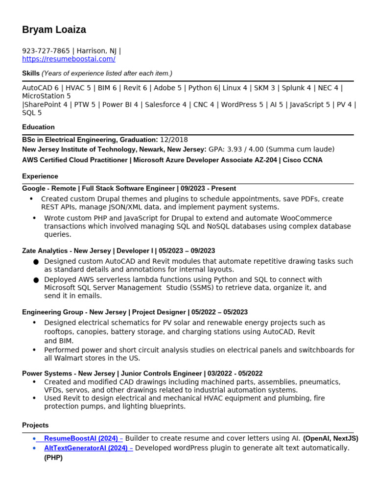 Resume Scribd | PDF