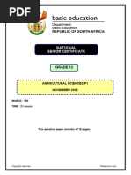 Agricultural Sciences P1 May-June 2023 Eng | PDF | Cattle | Dairy Cattle