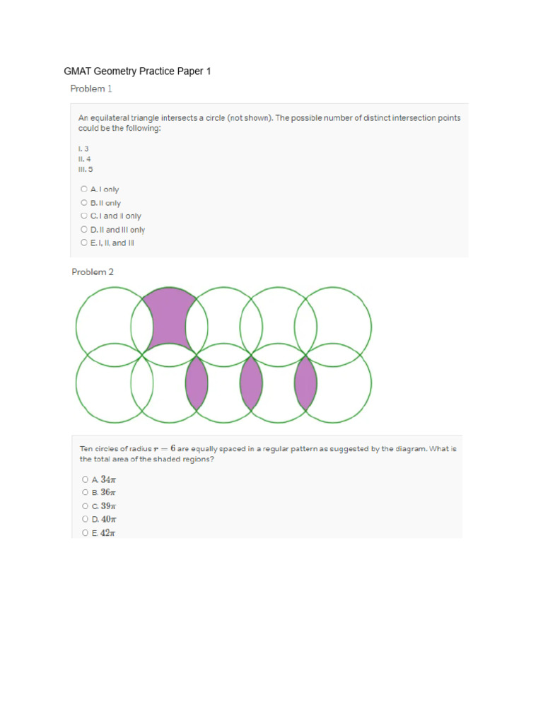 1646991449GMAT Geometry Practice Test 1 | PDF