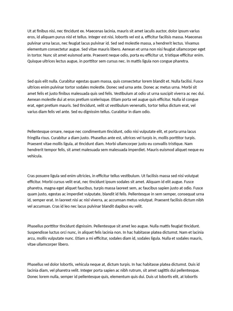 Sed Quis Elit Nulla | PDF