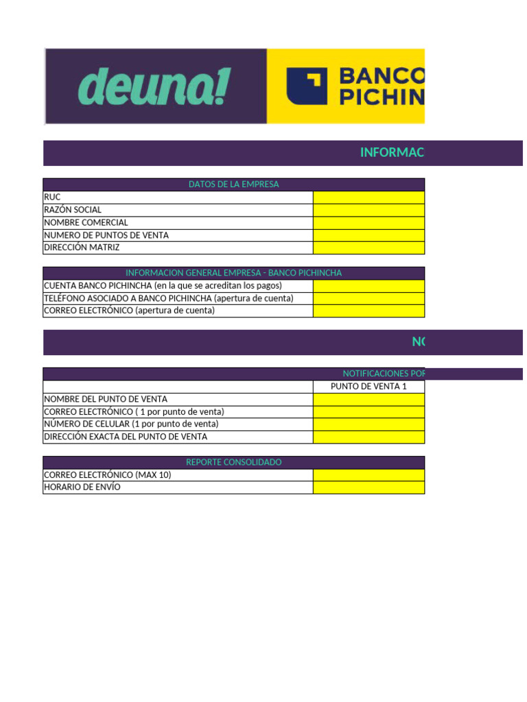 Información General Banco Pichincha | PDF