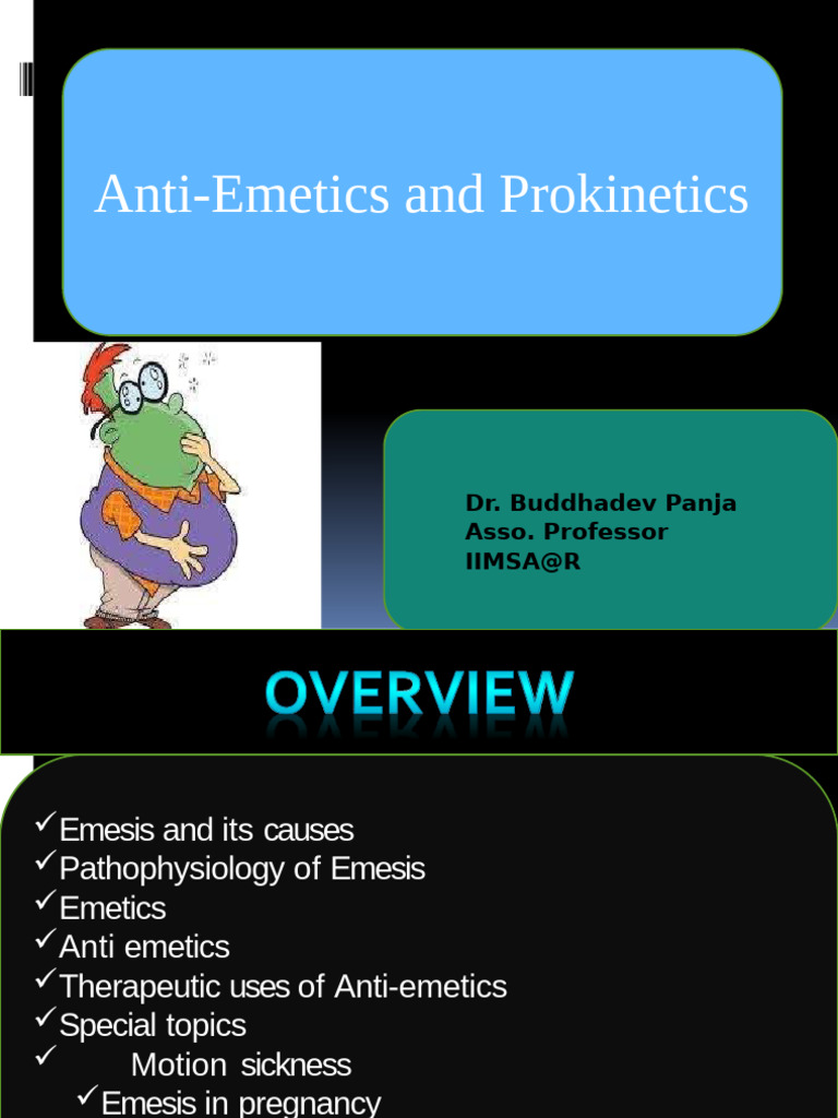 Antiemetics and Prokinetics | PDF | Vomiting | Nausea