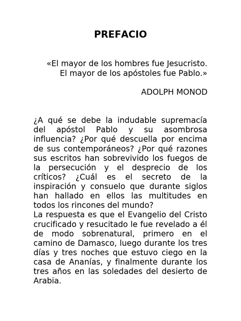 La Supremacía del Evangelio de Pablo | PDF | Juan el apóstol | Pablo el apóstol