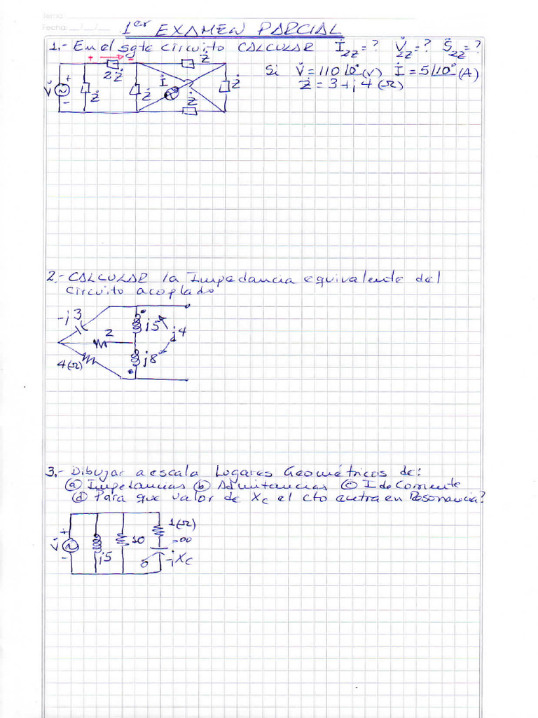 ELT 250 1er EXAMEN PARCIAL 2 | PDF