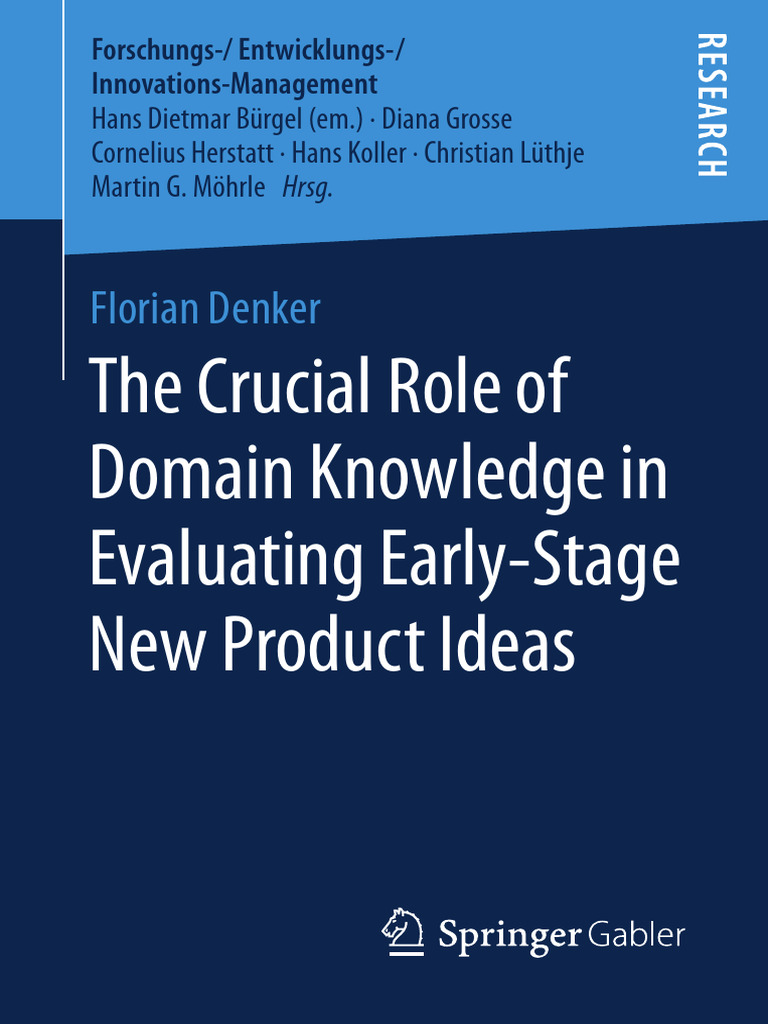 The Crucial Role of Domain Knowledge in Evaluating Early-Stage New ...