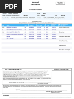 U.S. Customs Form: CBP Form 7507 - General Declaration Agriculture ...