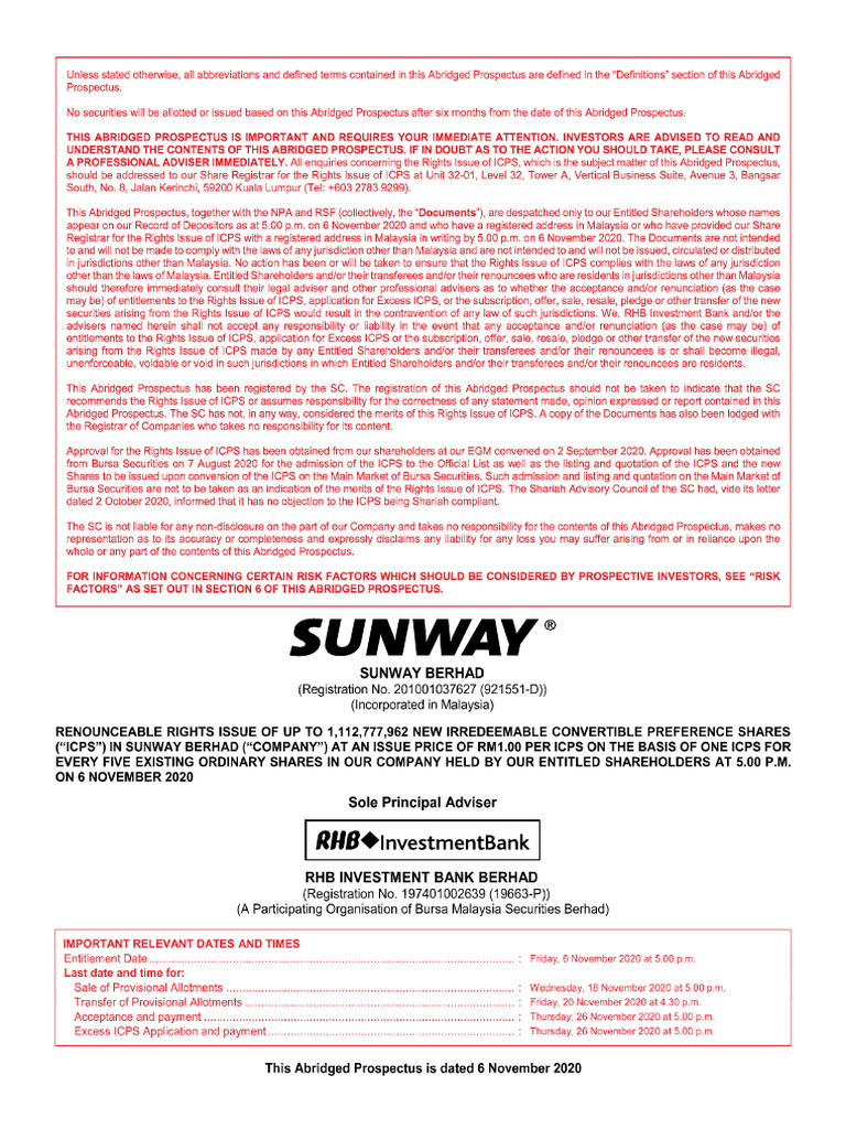 Abridged Prospectus | PDF